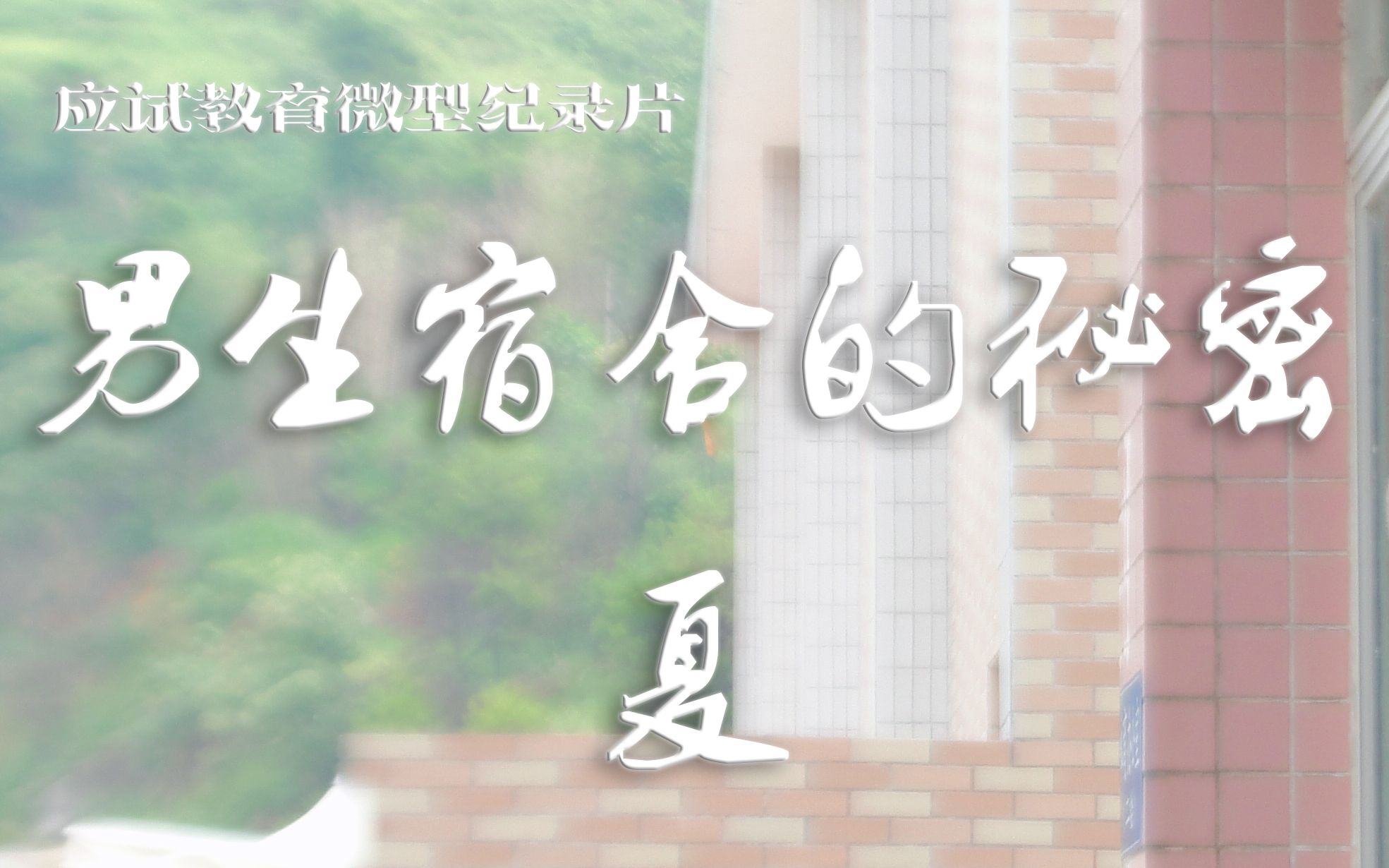 应试教育微型纪录片 Secrets Of Our Ormitory (男生宿舍的秘密) 夏