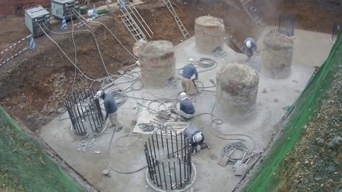 楼房高层拆除,埋在地下的地桩怎么