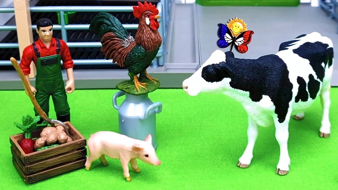 玩具动画:农场动物聚会,真是太有意思了!