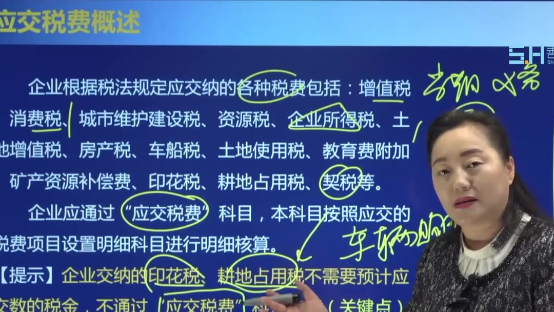43初级会计实务-第三章-第四节 应交税费
