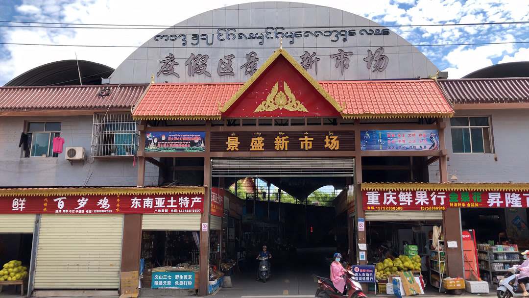 西双版纳水果批发市场,好多水果蔬菜没见过,看看当地物价怎样?