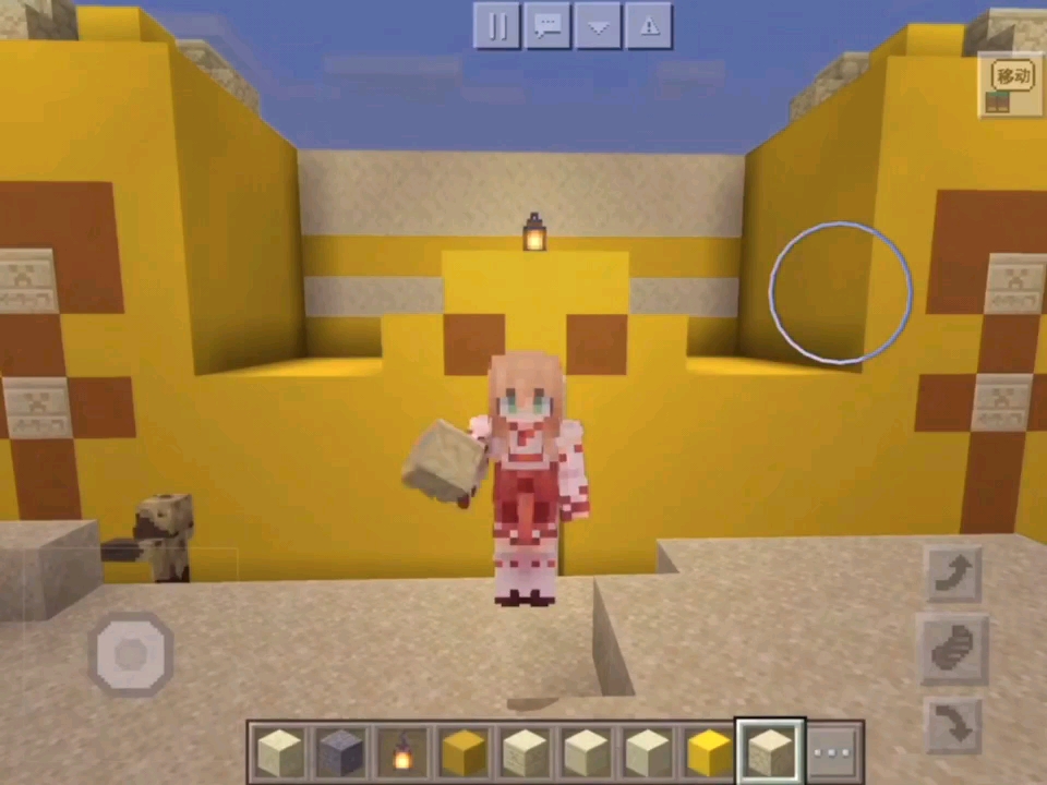 【靖萤改造建筑系列之沙漠神殿下】《我的世界》菜鸡靖萤花两小时...