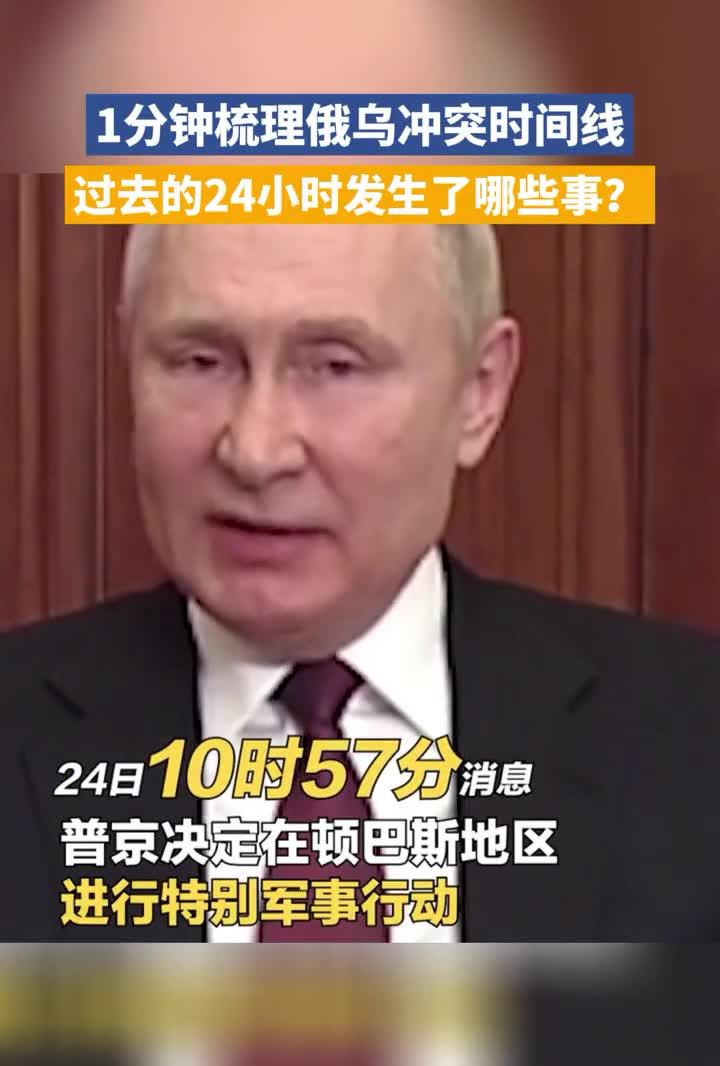 1分钟帮你梳理俄乌冲突时间线