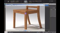 3DMAX室内设计建模教程之现代餐椅细节成品渲染反射效果