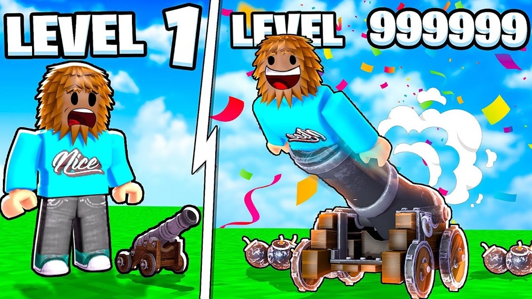 Roblox大炮模拟器:超级炮弹轰炸一切!解锁巨龙大炮!小格解说