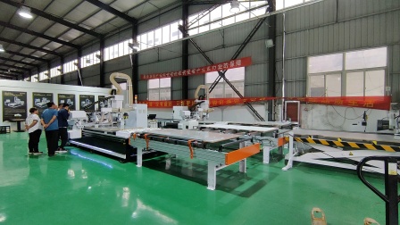 全自动板式家具生产线设备,一拖二生产线