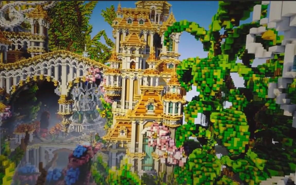 【Minecraft】让我再跪一会儿 - AriaCreations的主城设计(转)