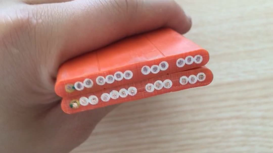 江苏长鹿柔性行车电缆 拖链扁电缆 TVVB随行控制电缆 厂家直销