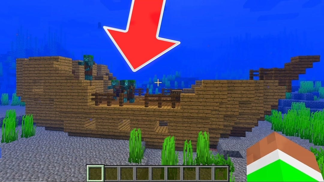 木鱼我的世界:我的世界单人生存!海底造船计划!