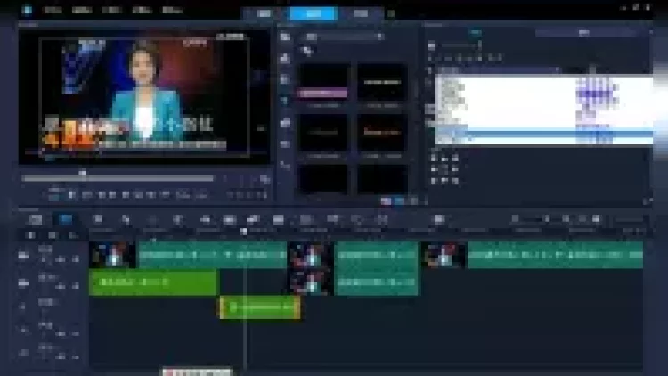会声会影2018简单视频教程5-片头片尾的制作