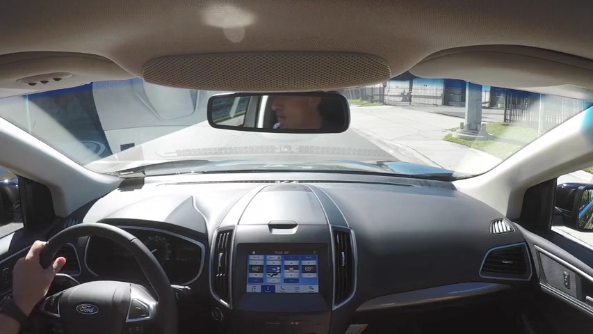 试驾2019款福特锐界中型SUV的第一视角!