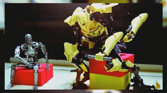 《变形金刚》创意剧情玩具动画,动漫模玩大乱斗