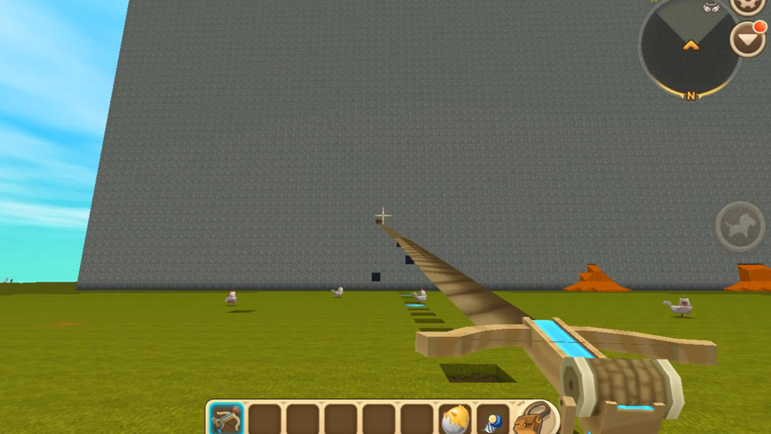 迷你世界-远程抓取最强武器我们测试一下到底有多强呢