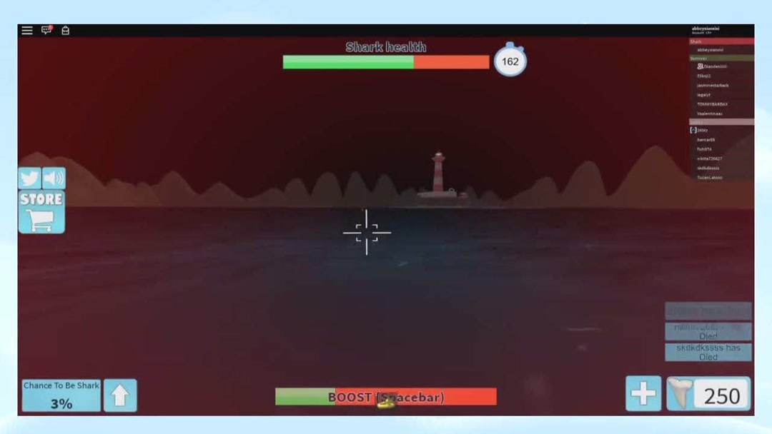 小熙解说:鲨鱼模拟器,大军舰遇到了巨齿鲨的剧烈的攻击!