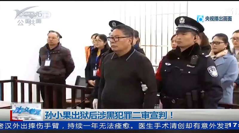 孙小果出狱后涉黑犯罪二审宣判!