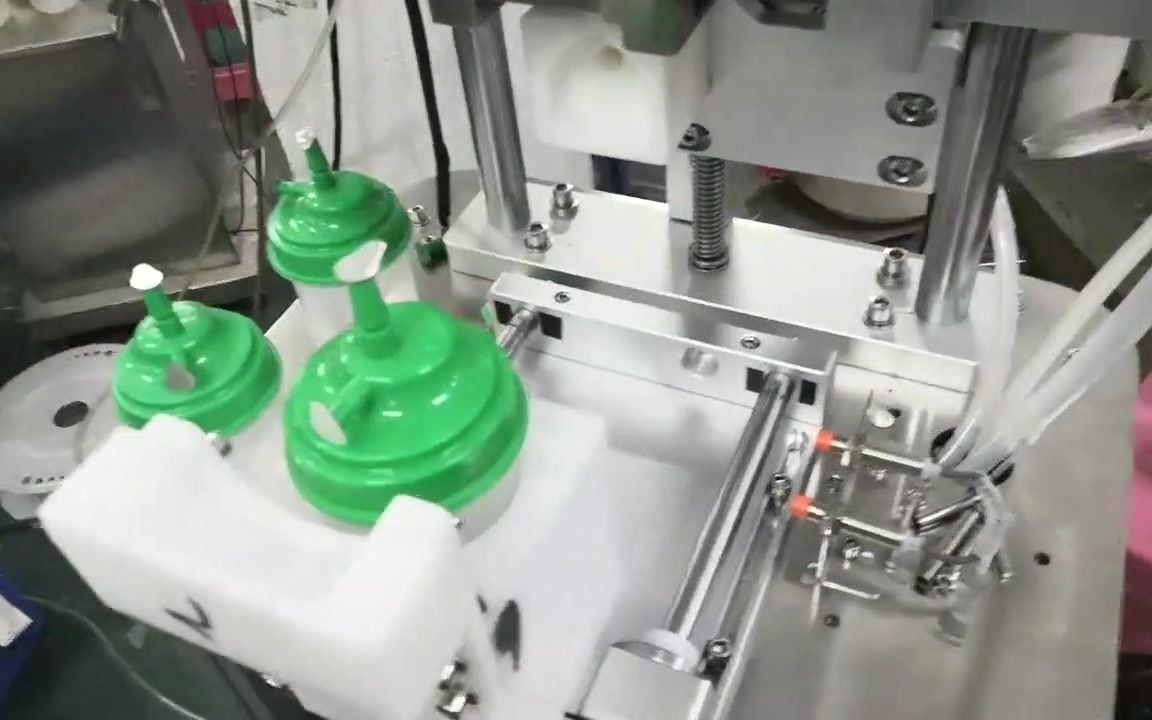 厂家定做 一次性湿化瓶氧气吸入器封口机 雾化瓶铝箔自动封瓶机