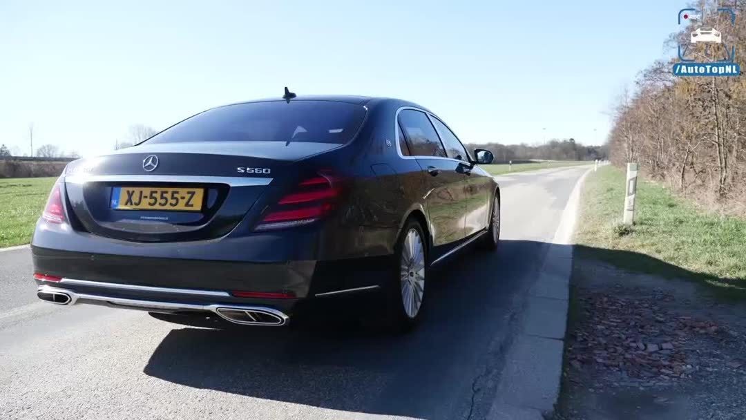 迈巴赫S560的8缸引擎有多暴力,仪表盘视角感受下