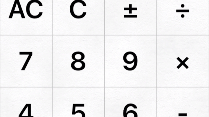 计算器弹奏D大调卡农