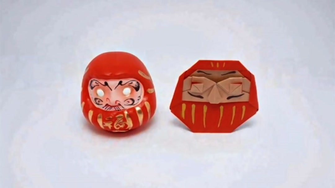 用纸也能折出不倒翁,只要按照步骤学习,轻轻松松就能学会!