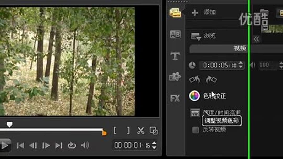 会声会影X4教程第四课:认识调色系统