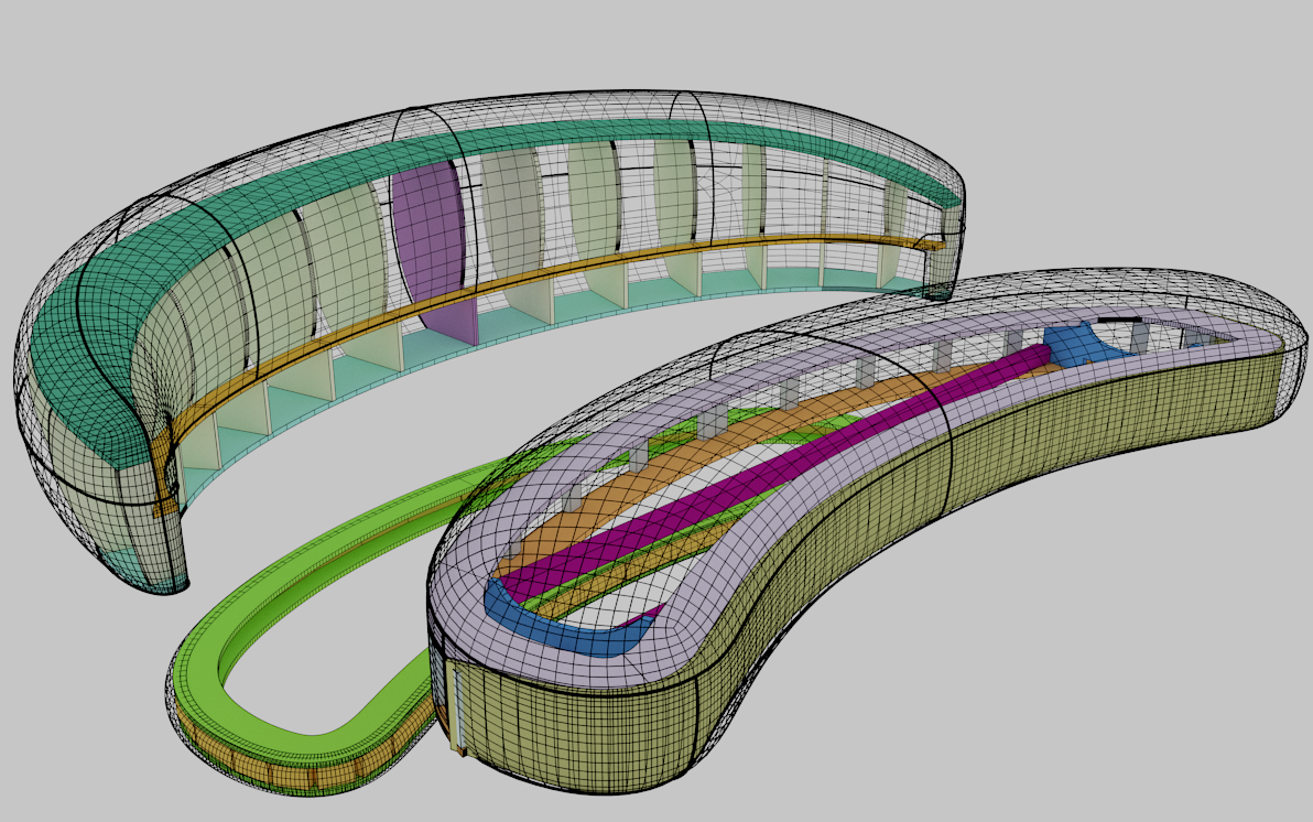 沙发电脑3D放样-异型沙发-3建木架模