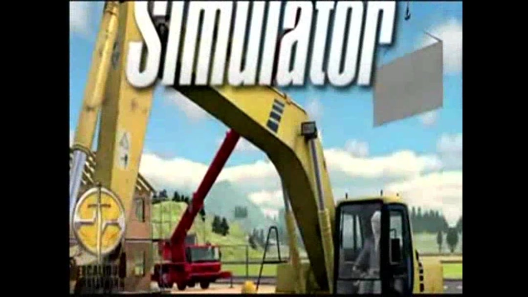 精彩的挖掘机表演 维动画起重机 挖掘机 水泥罐车 叉车