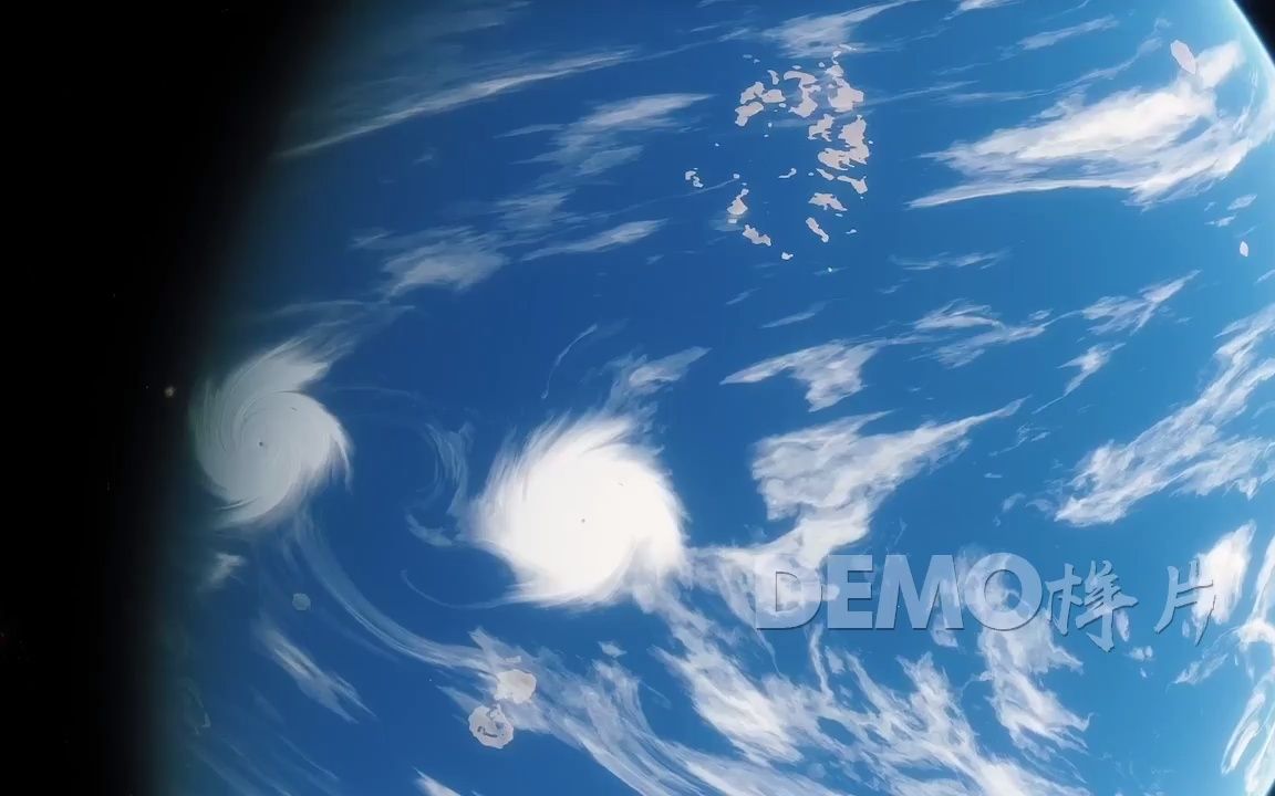 视频素材 ▏h670 2K画质梦幻星球太空宇宙蓝色地球公转自转科幻探索...