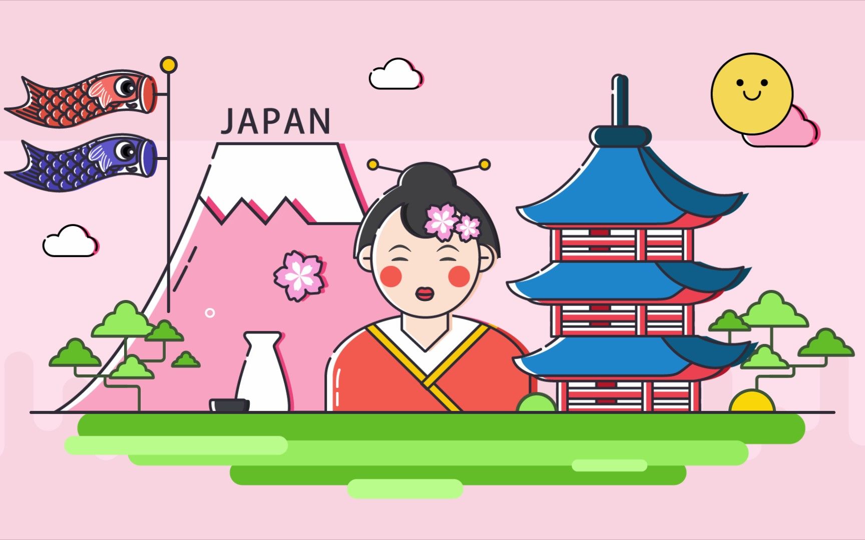 旅游——AE动画