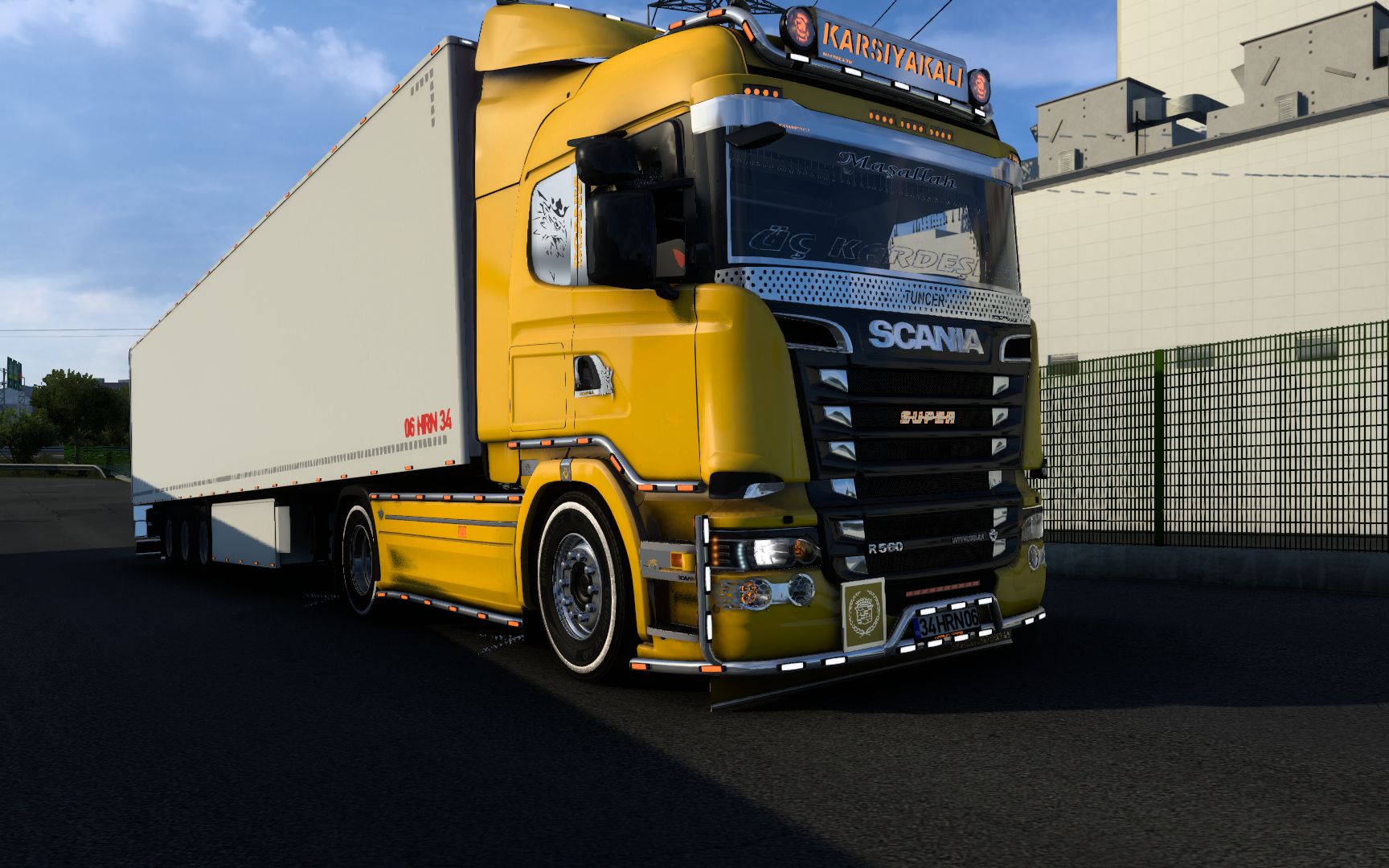 欧洲卡车模拟2-不用你改,买出来就是王者的SCANIA R560车头MOD