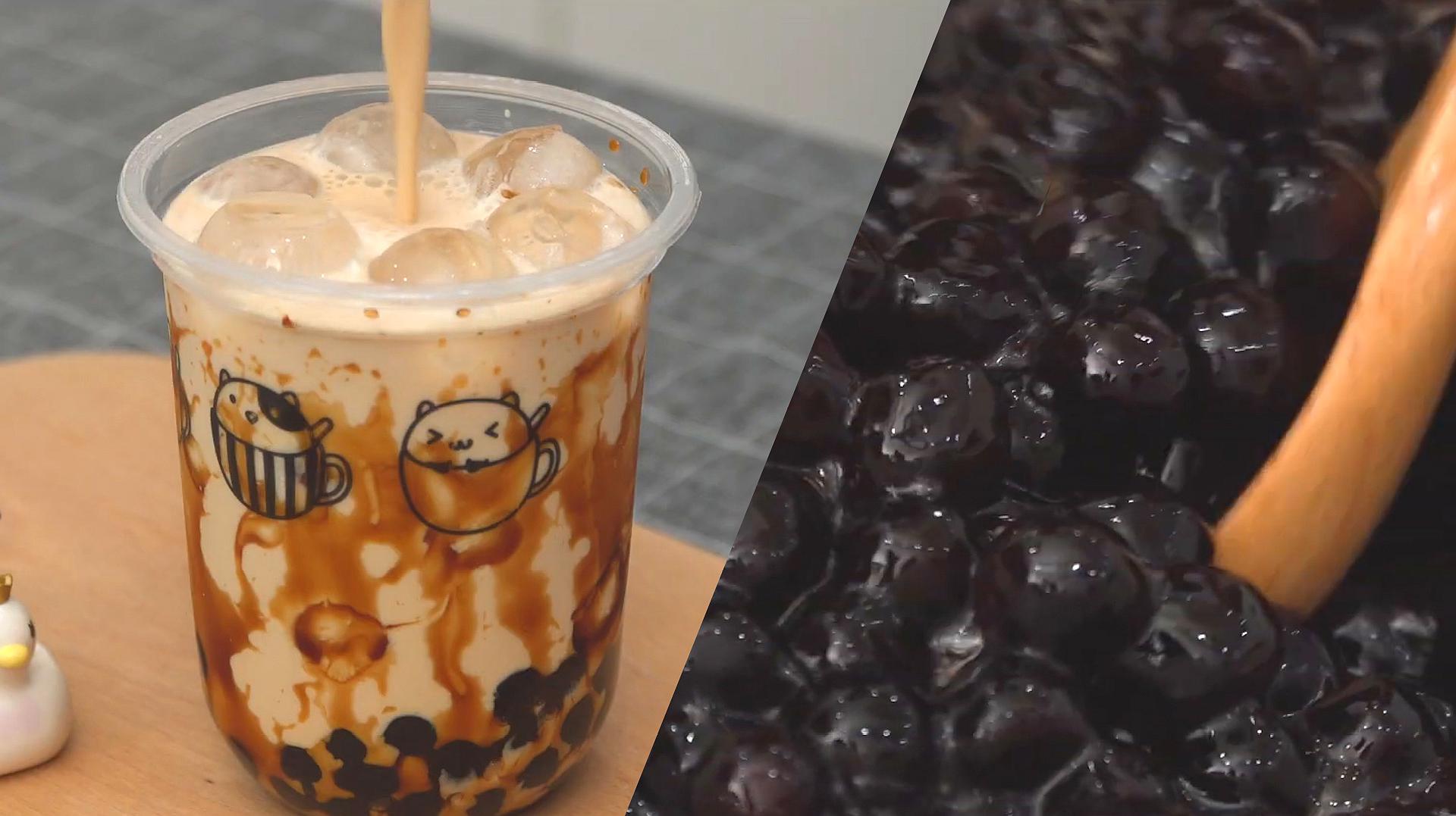 太厉害了!疫情在家也能喝到超美味的黑糖珍珠奶茶,做法简单有趣