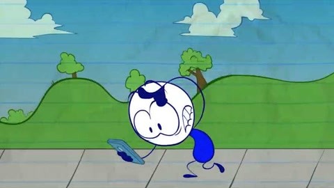 皮皮创意铅笔动画:倒霉的低头族!太可怕了