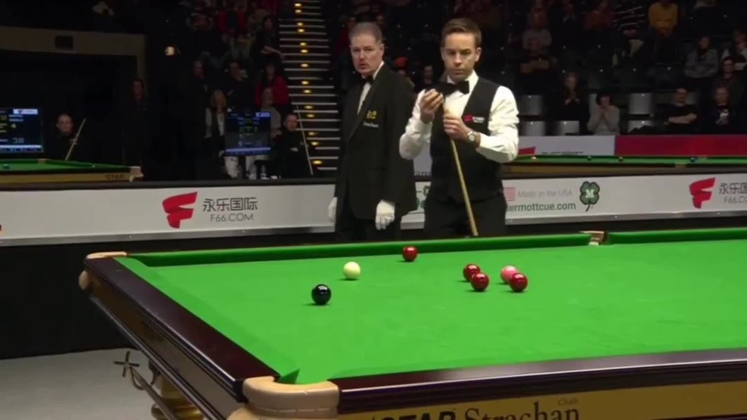 2017永乐国际斯诺克德国大师赛 赵心童VS阿里斯特•卡特