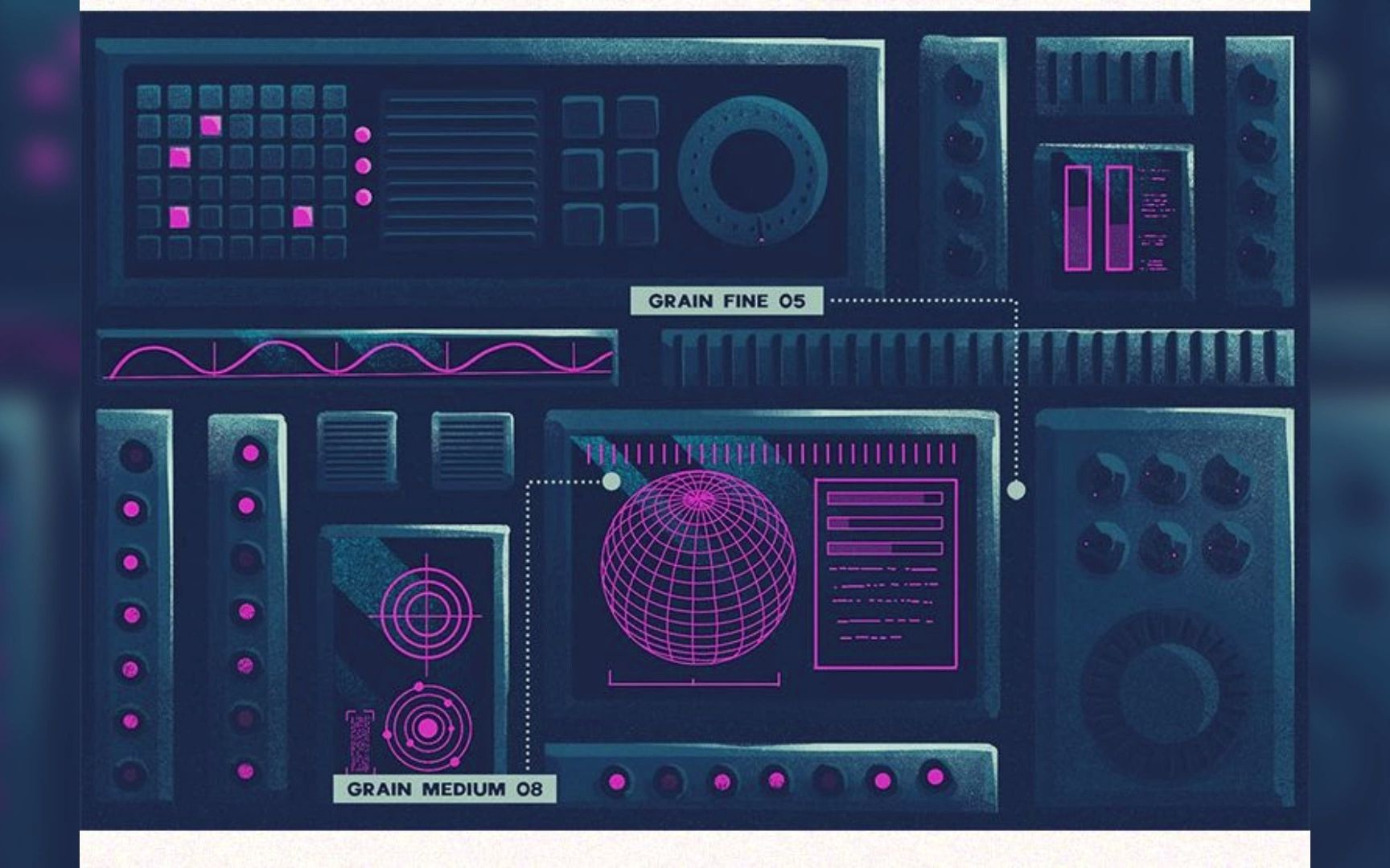 PS笔刷-PS预设绘画点状画笔赛博朋克笔刷下载合集