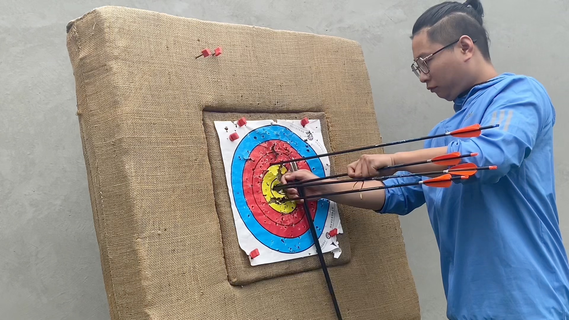 沉浸式射箭#解压运动#传统弓射箭