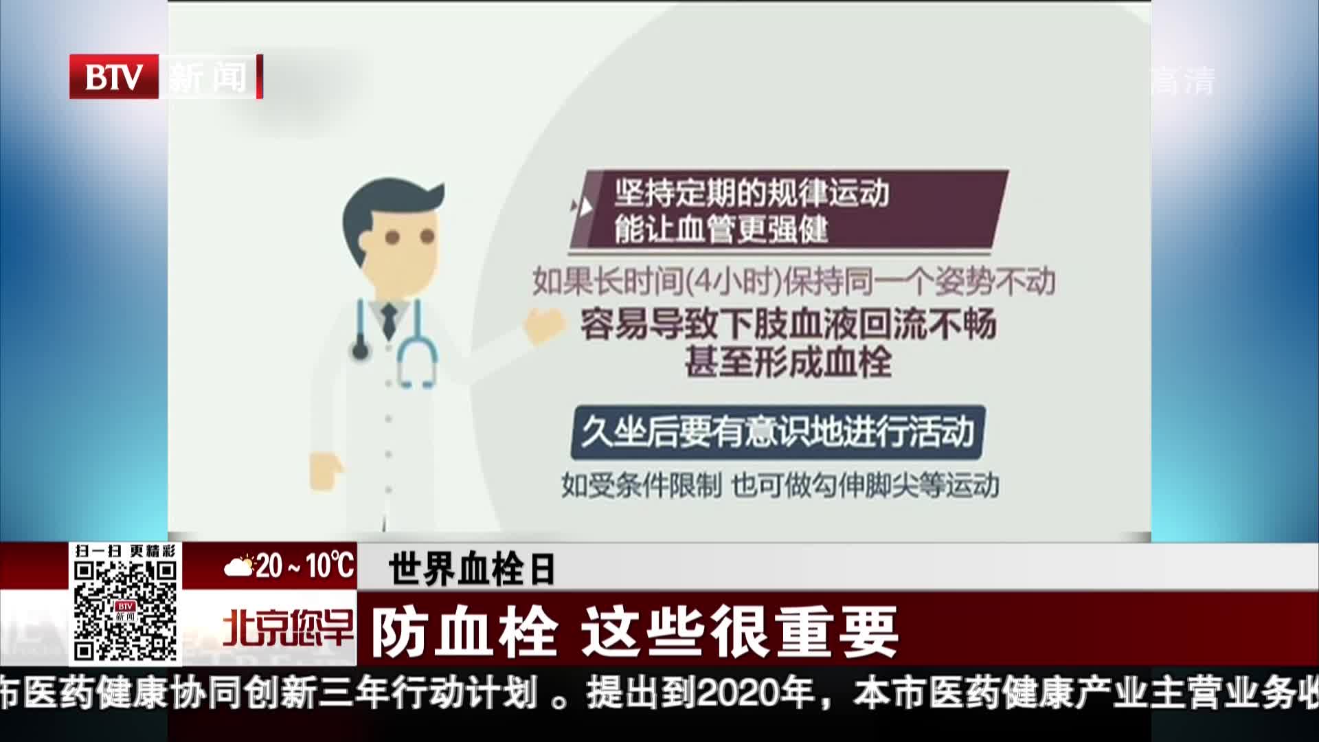 世界血栓日:防血栓 这些很重要