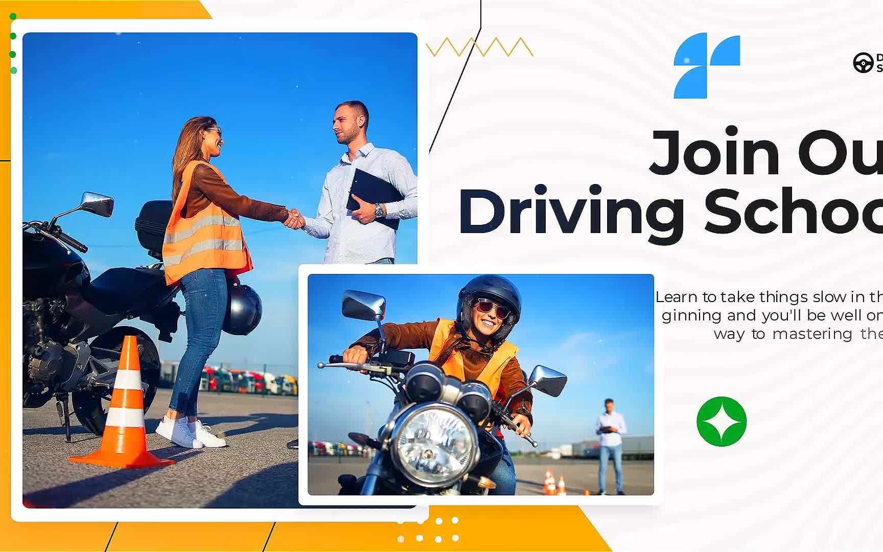 AE模板-驾校介绍视频公司企业商务团队人物介绍产品介绍教育品牌...