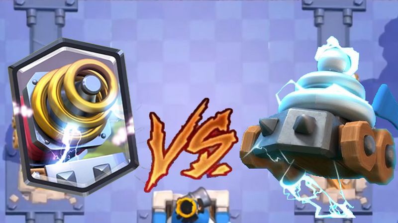 新卡电击车小队VS电磁炮谁更强?《皇室战争》趣味卡牌测试