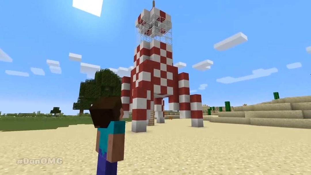 我的世界:火箭即将出发,请各位注意安全!