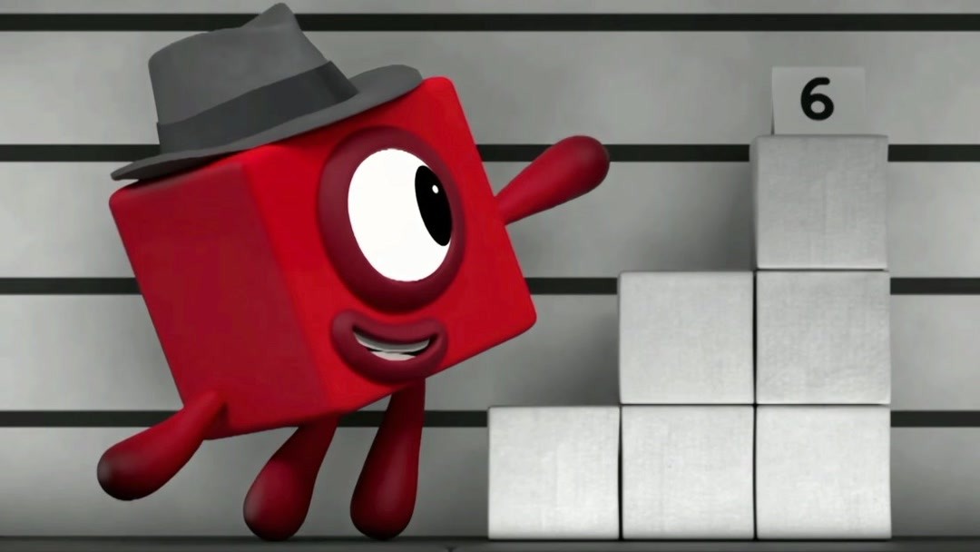 数字方块 搞笑动画:在小1的推理下 真相只有一个 嫌疑人就是小6