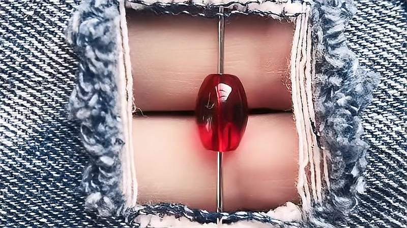 刺绣:衣服破了,教你用隐形针法,不仅实用还能补洞