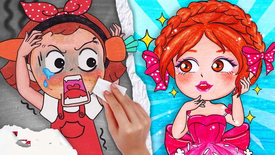 趣味定格动画:我去参加粉丝见面会,起来的太晚只能在飞机上化妆