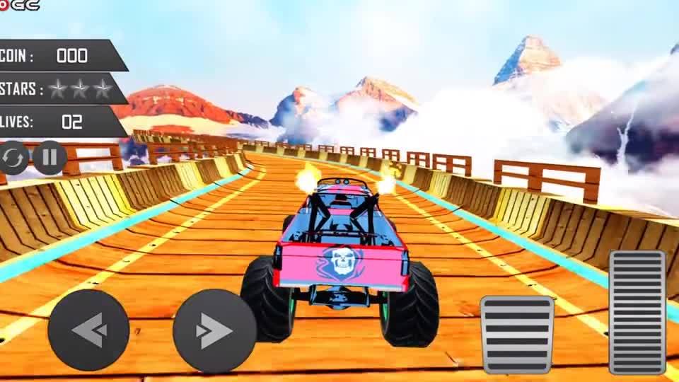 好玩的游戏:皮卡车闯关,有惊无险