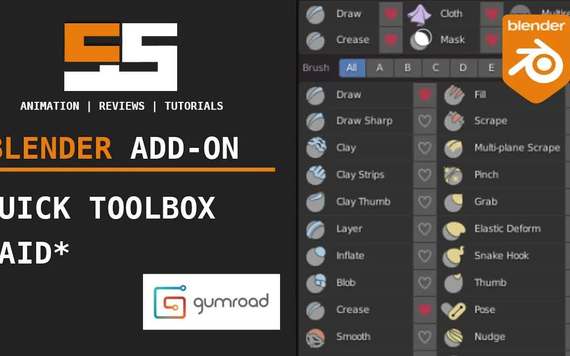 iBlender中文版插件Quick Toolbox 教程Blender 附加评论:快速工具箱 * ...