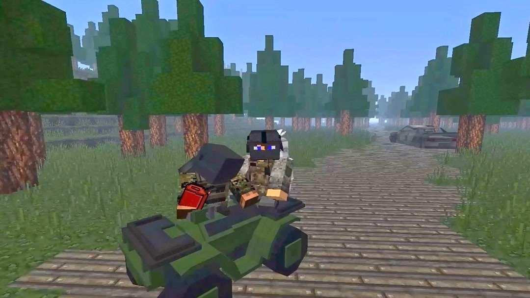 我的世界行尸走肉,哈哈有人开车带我,大逃杀第6期