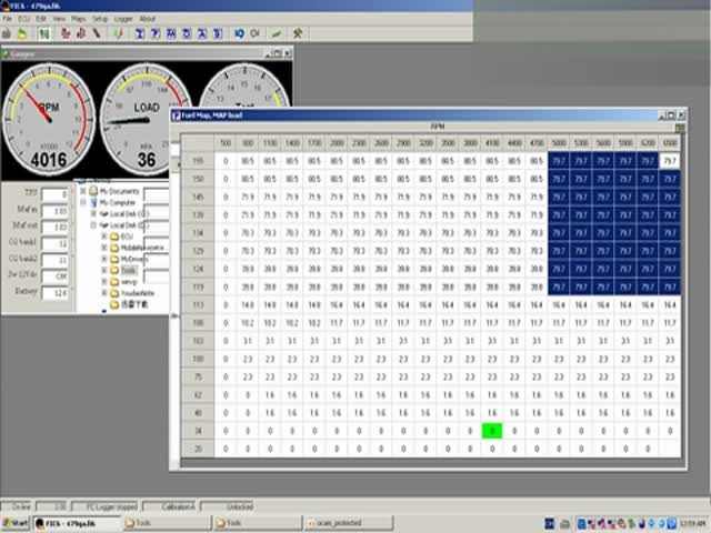 吉利自由舰1.3涡轮增压路测调试AEM FIC6外挂电脑