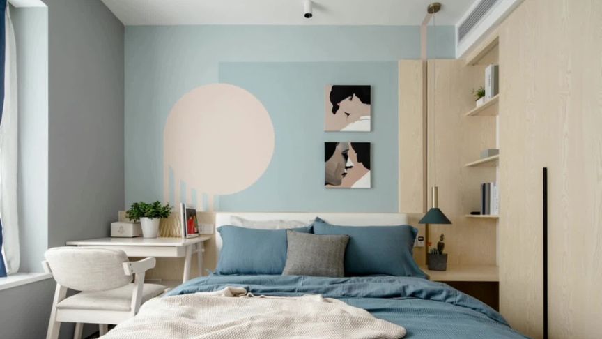 一套现代简约风格的装修案例,屋主、舒适、干净的感觉