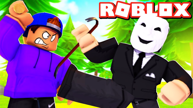 Roblox入室抢劫故事!遭绑匪抢劫!躲地下室瑟瑟发抖?