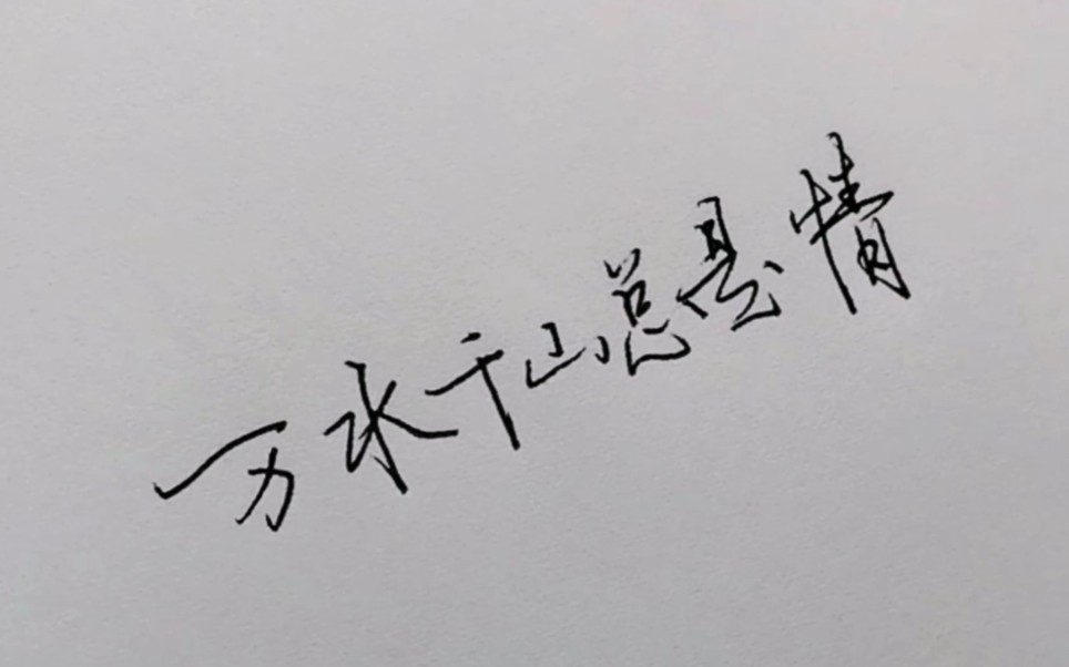 硬笔行书书法,钢笔字,习字日常