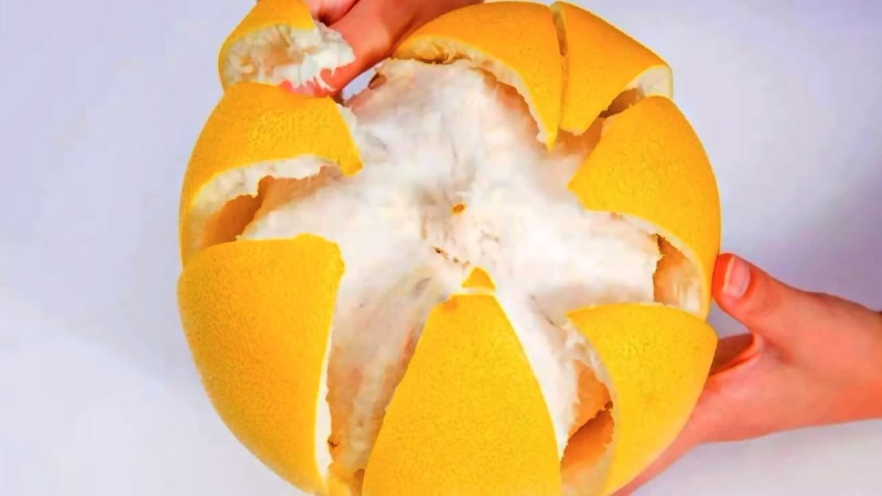 柚子皮原来还能这样用,很多人都没想到,原来我们都浪费了