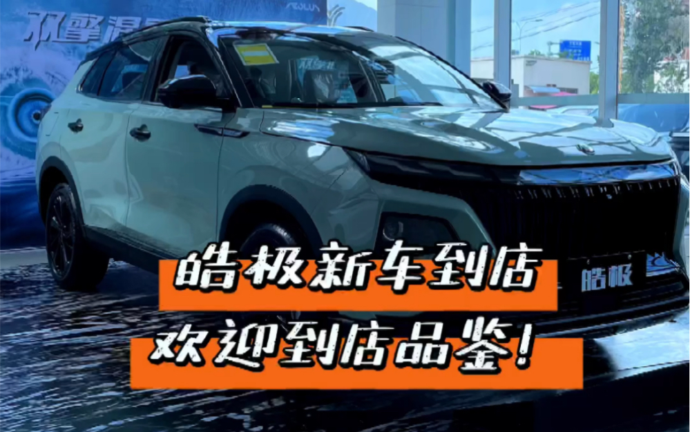 皓极新车到店,混动SUV,越级轴距+女王副驾!